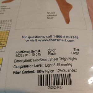 FootSmart | Accessories | Thigh Highs Foot Smart Graduated Support ...